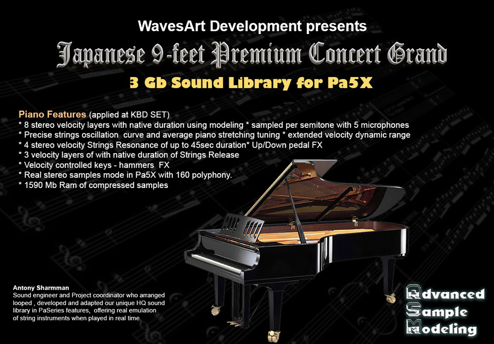 Pa5X Pianos Suite